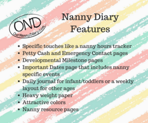 All Ages Diary - (Weekly Layout) – Our Nanny Diary